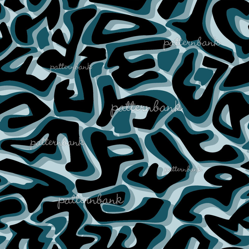 Abstract Geometric Animal Print Shapes by Eleni Seamless Repeat Royalty ...